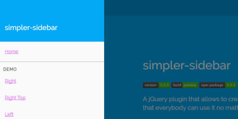 ドロワーメニューを簡単に実装できるjQueryプラグイン5選 – ProgramMemo